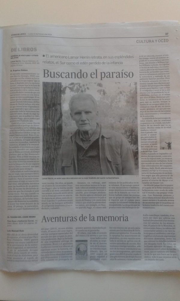 Sobre "Homenaje póstumo y otros relatos" de Lamar Herrin en el Diario ...